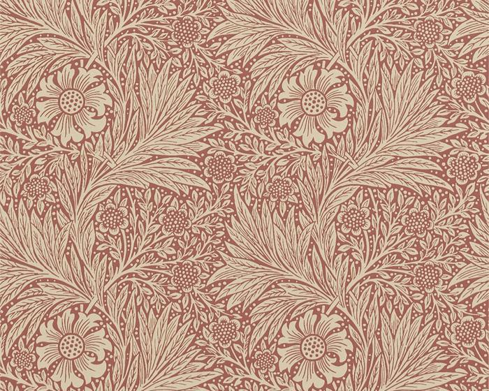 Morris & Co Marigold Brick/Manilla 216482 | Chapel Interiors