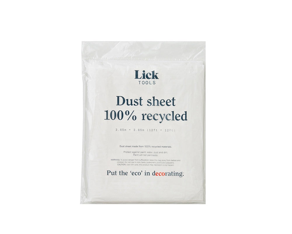 Lick Tools 100% Recycled Dust Sheet – Chapel Interiors