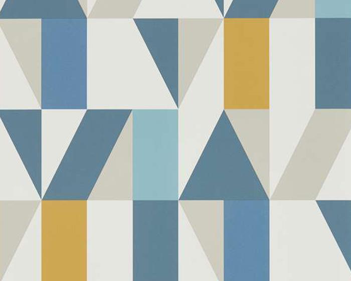 Scion Nuevo Indigo/Slate/Satsuma 111831 Wallpaper – Chapel Interiors