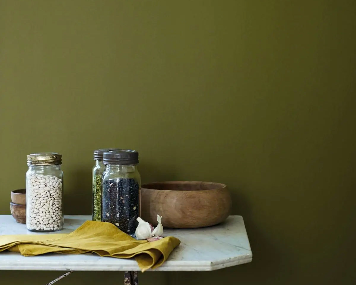 Fired Earth Wild Olive Paint | Chapel Interiors